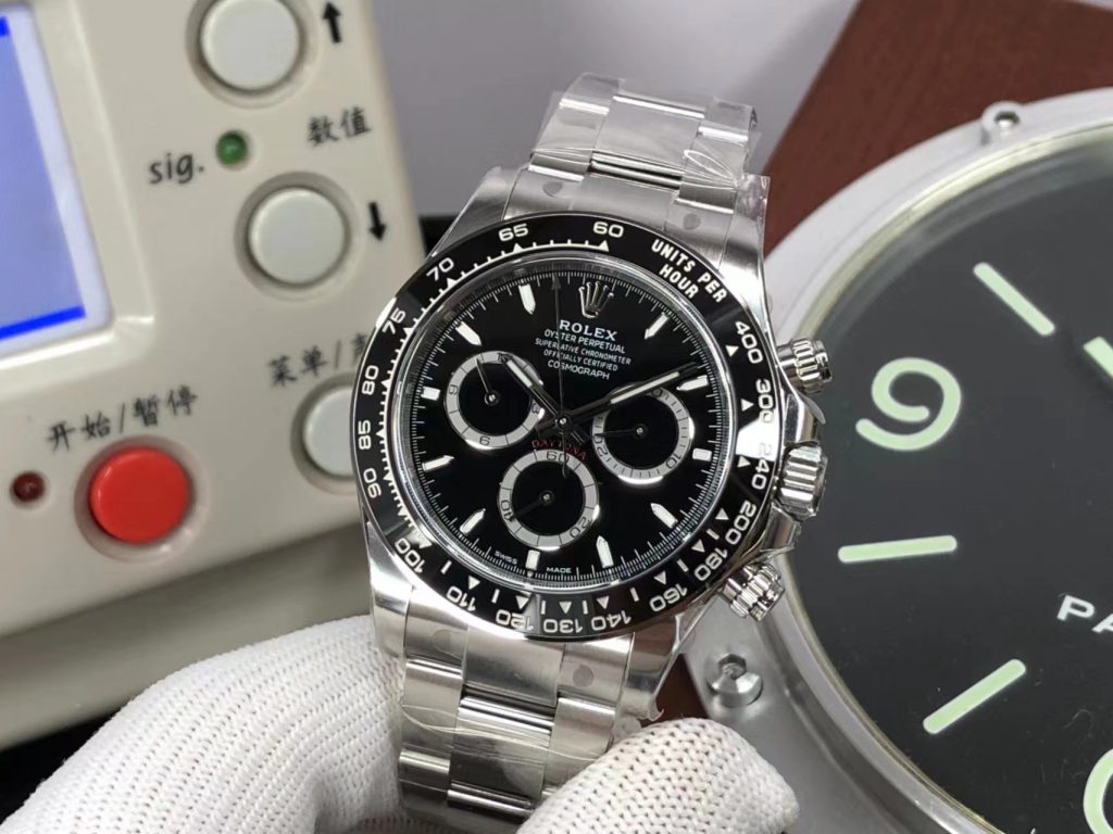 Clean Factory Rolex Daytona 126500 Black Dial SH4131 Movement with ...